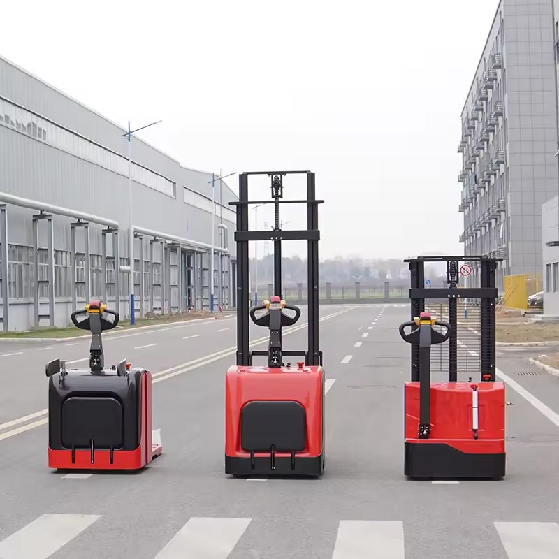 Wholesale Small Electric Stacker Forklift lifting semi electric ...