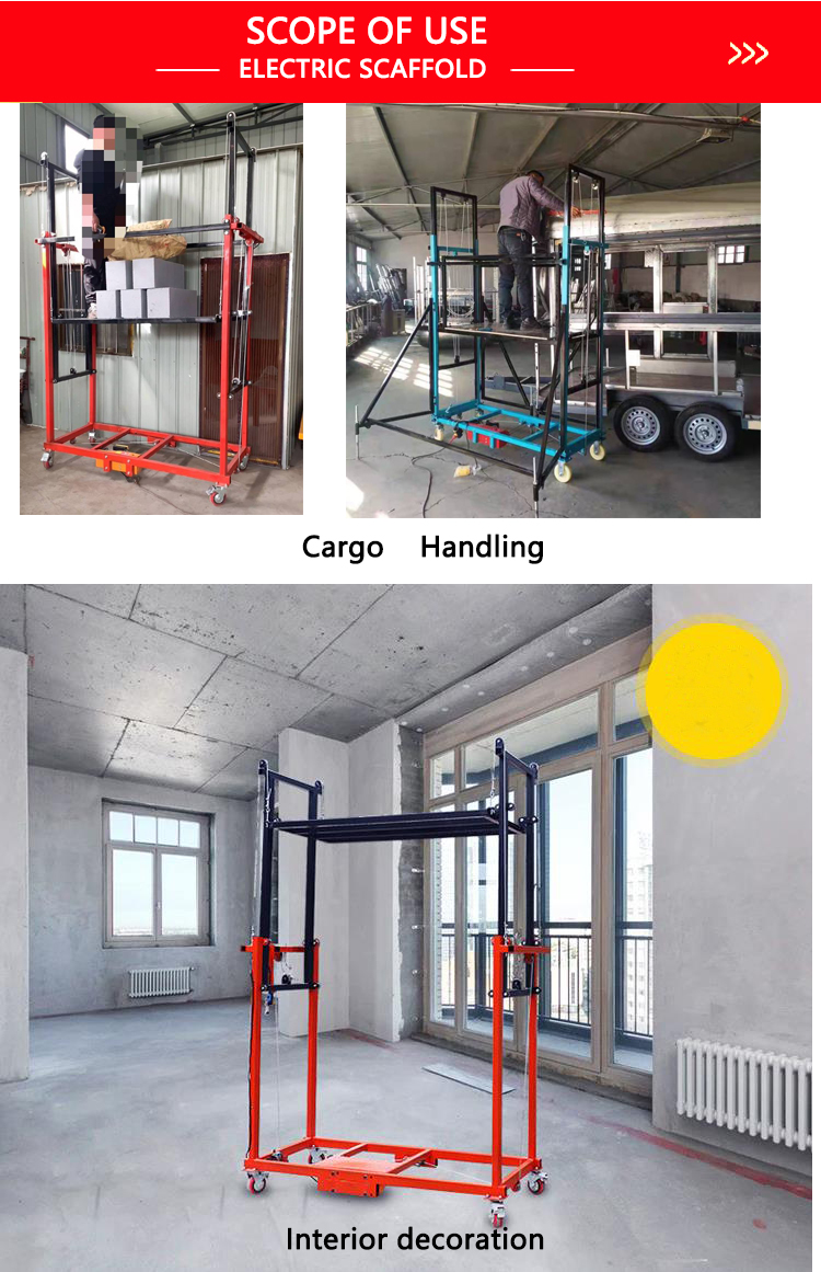 Wholesale Foldable Electric Scaffolding Lift Platform electric Lifting ...