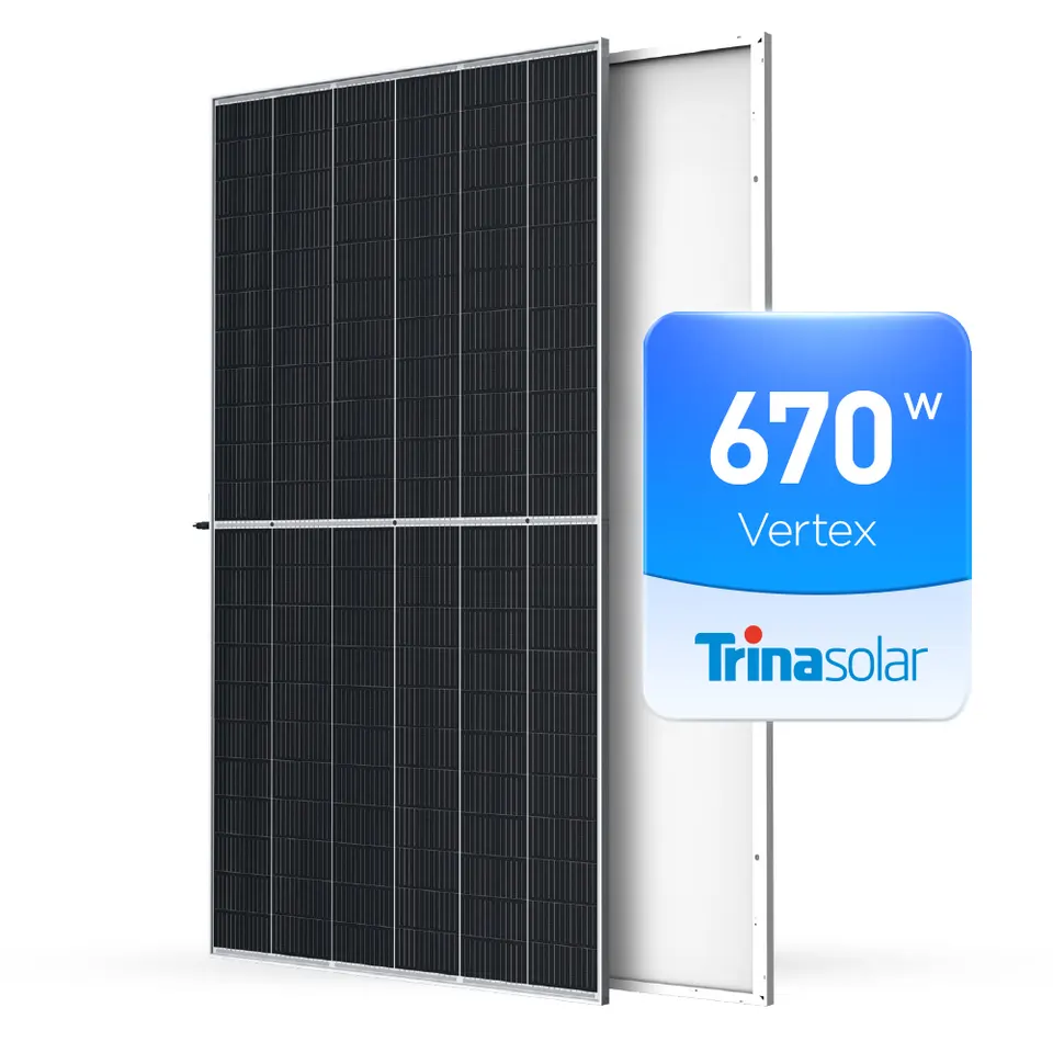 Wholesale China Factory Trina Vertex Solar Panels 650W 660W 670w Mono ...