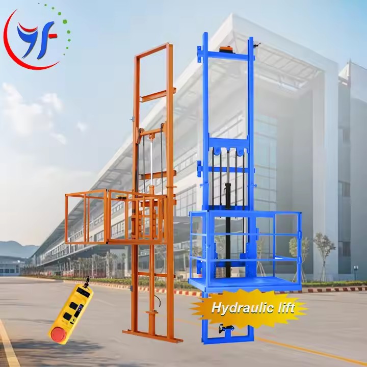Wholesale YF Hydraulic cylinder 10ton 6m high cargo lift outside ...