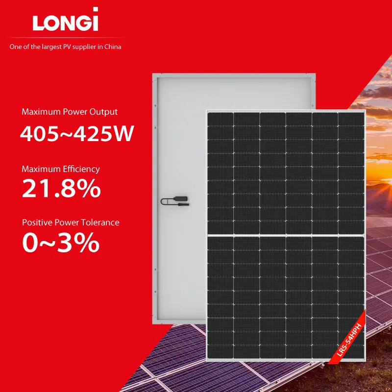 Wholesale Longi 405W 410W 415W 420W 425W roof solar panel glass module Manufacturer and Supplier ...